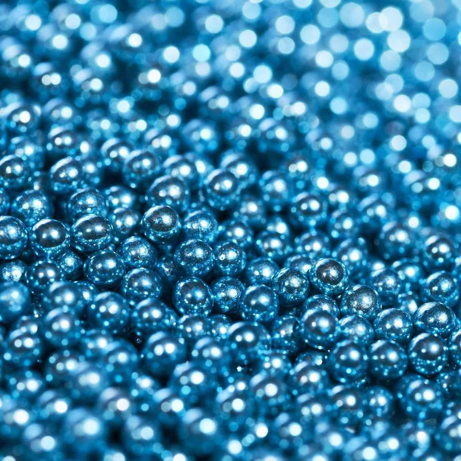 Partycolare- Happy Sprinkles Blue Metallic Pearls 90 grammi