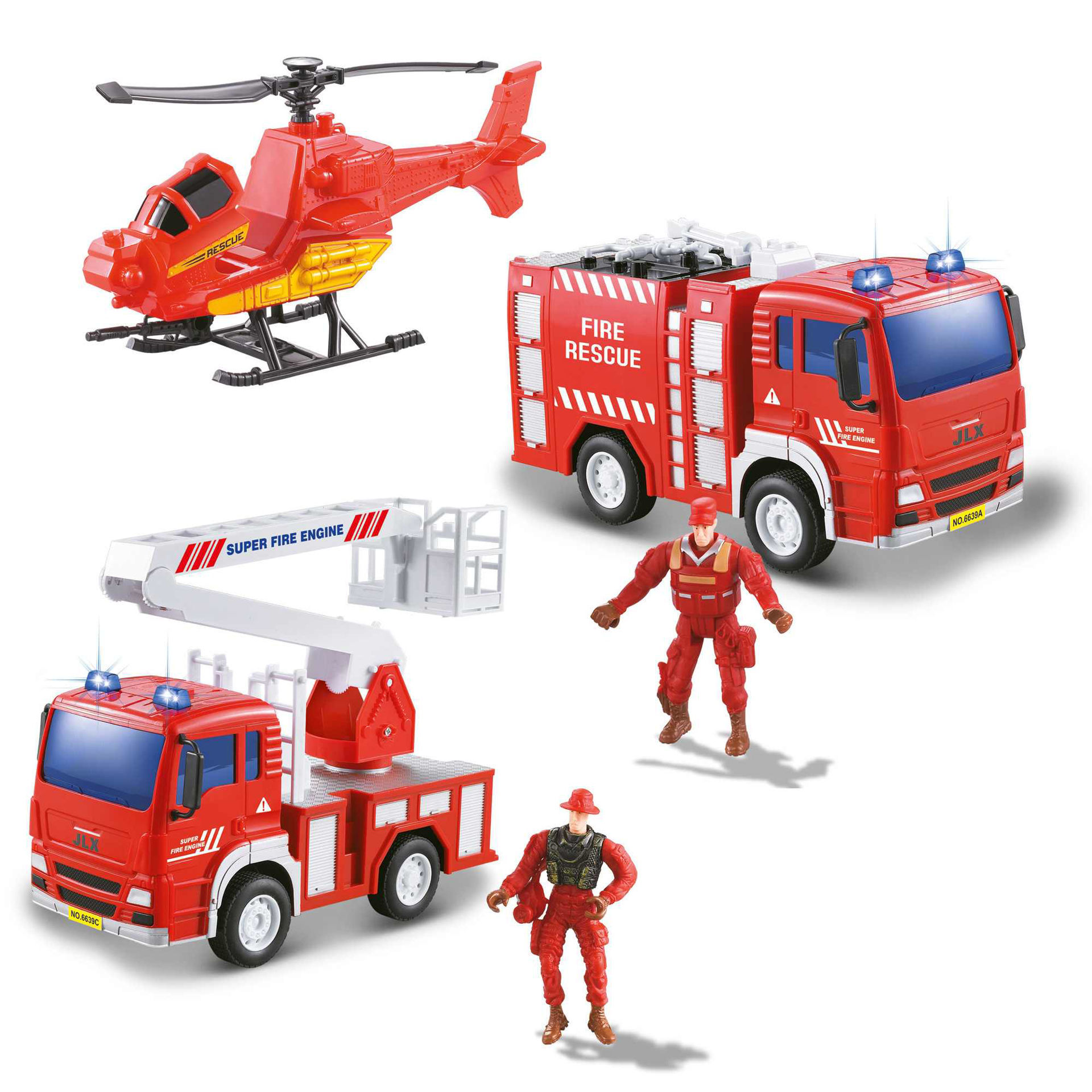 Partycolare- Playset Squadra dei Pompieri