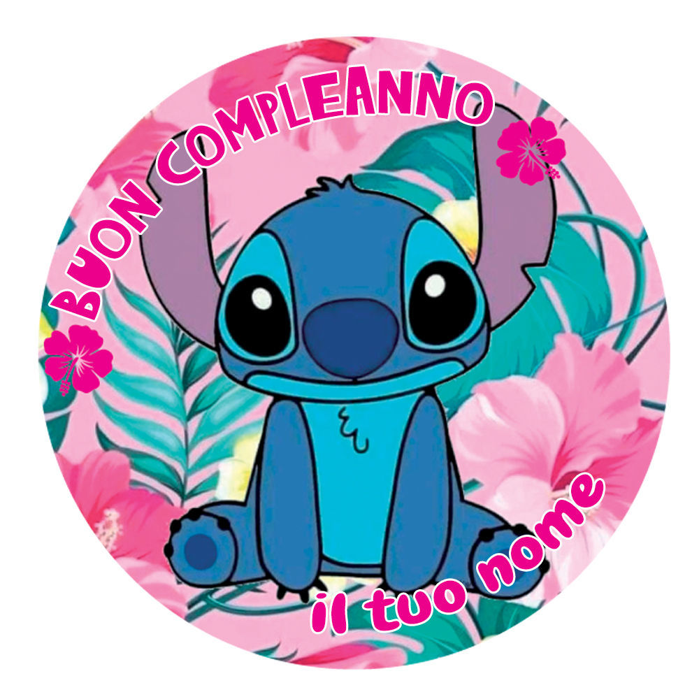 Partycolare- Cialda per Torta Stitch da personalizzare